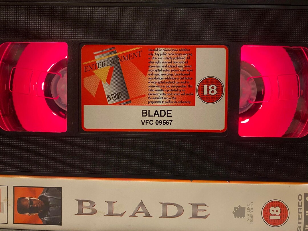 Blade VHS Videotape Light W/original Box Novelty Gift - Etsy