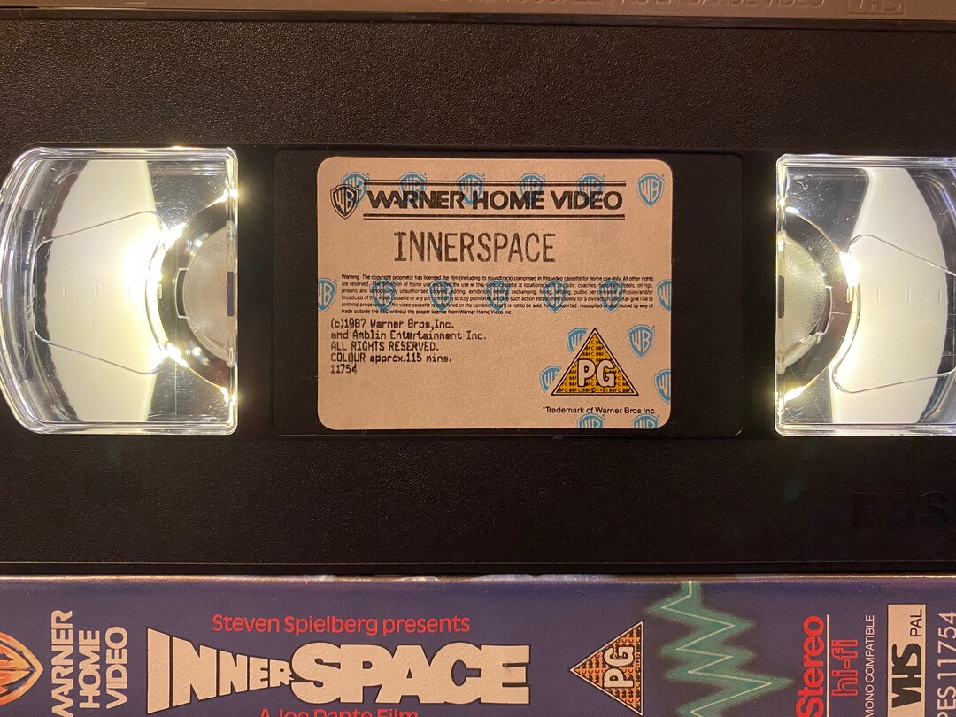 Innerspace VHS Videotape Light W/ Original Box Novelty Gift - Etsy UK