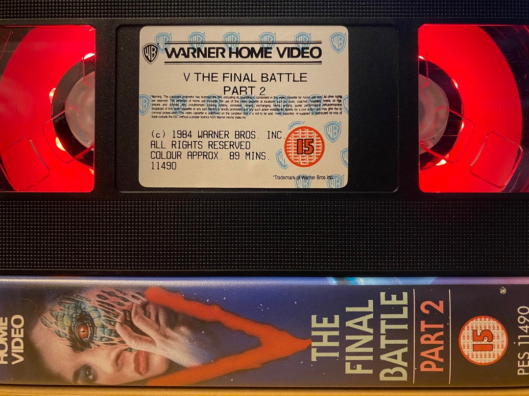 V the Final Battle VHS Videotape Light W/original Box Novelty Gift - Etsy