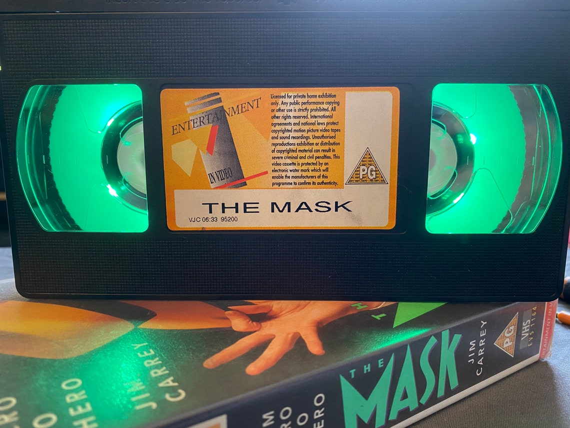 The Mask VHS Videotape Light W/ Original Box Novelty Gift - Etsy