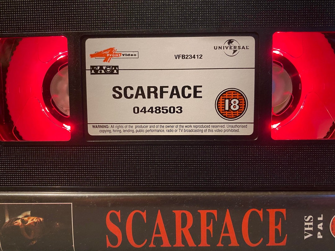 Scarface VHS Videotape Light W/original Box Novelty Gift - Etsy
