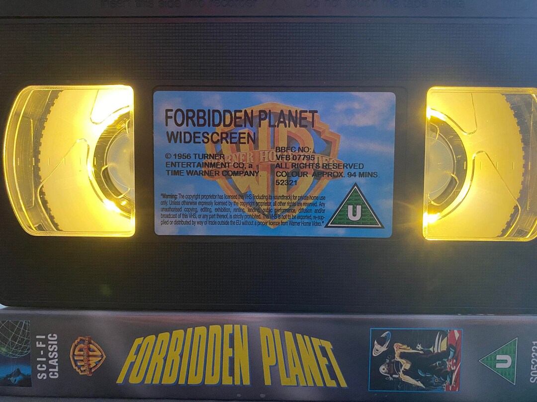 Forbidden Planet VHS Videotape Light W/original Box Novelty Gift - Etsy