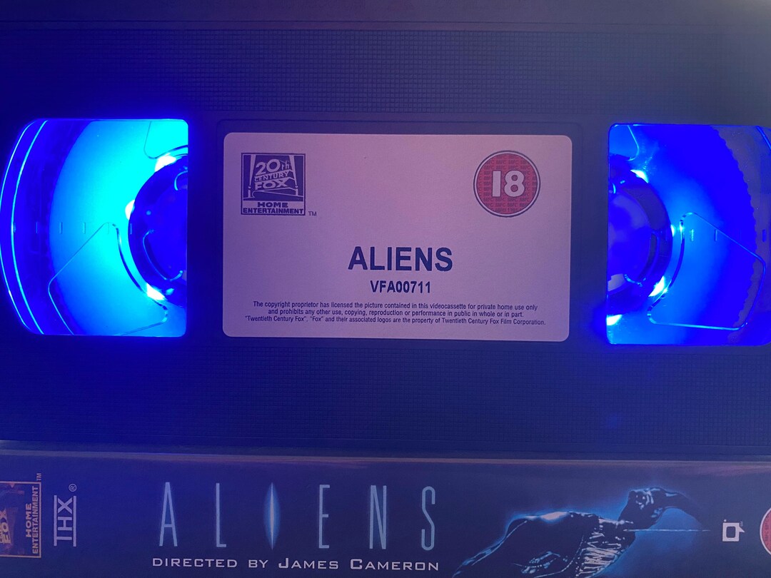 Aliens VHS Videotape Light W/original Box Novelty Gift - Etsy