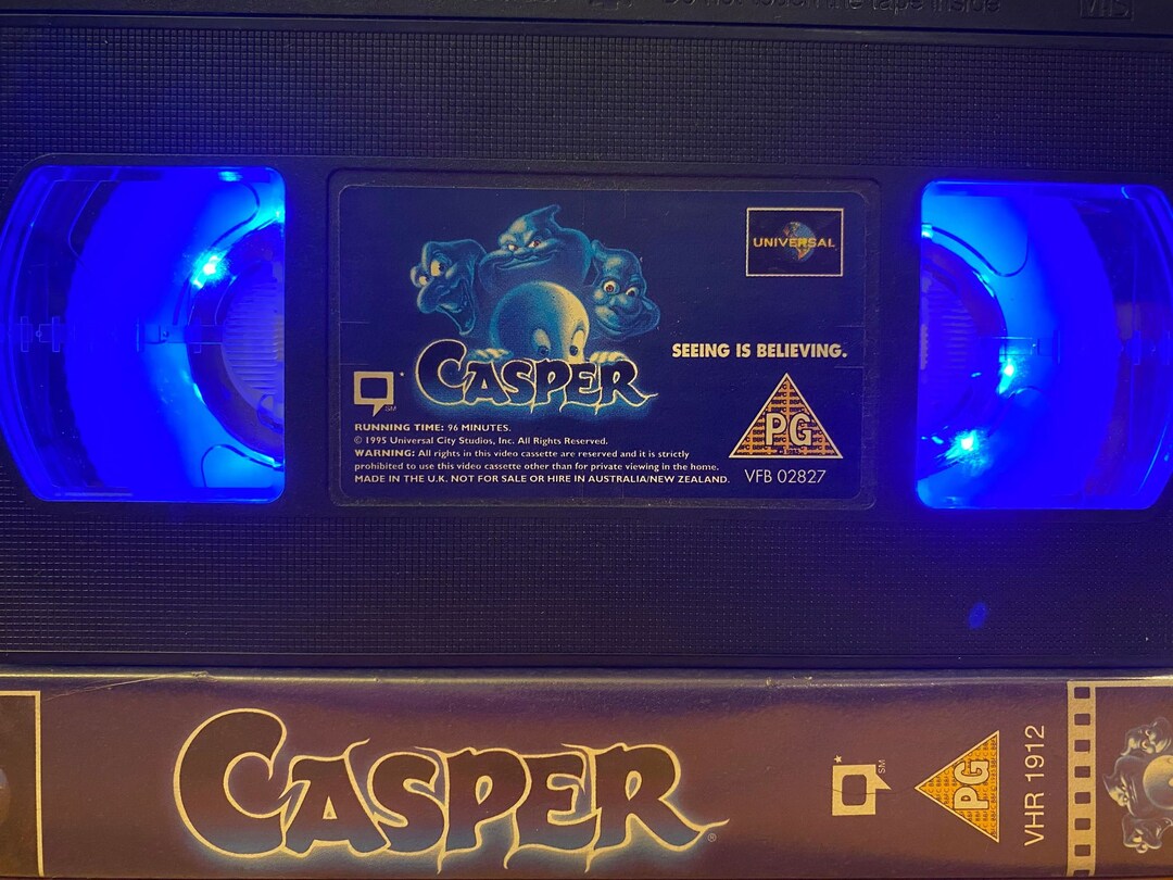 Casper VHS Video Tape Light Halloween Decoration Novelty - Etsy