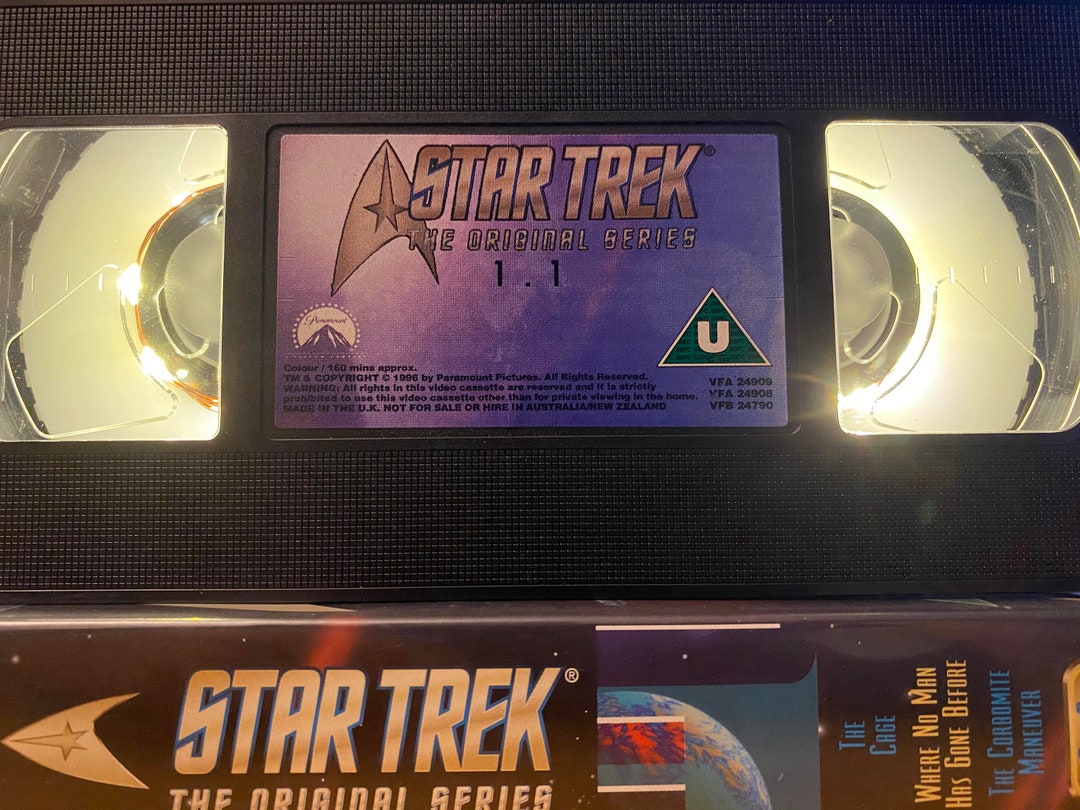 Star Trek Original Series VHS Videotape Light W/original Box Novelty ...
