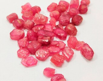 Natural Red Ruby Burma Rough Loose Gemstone Lot - Etsy