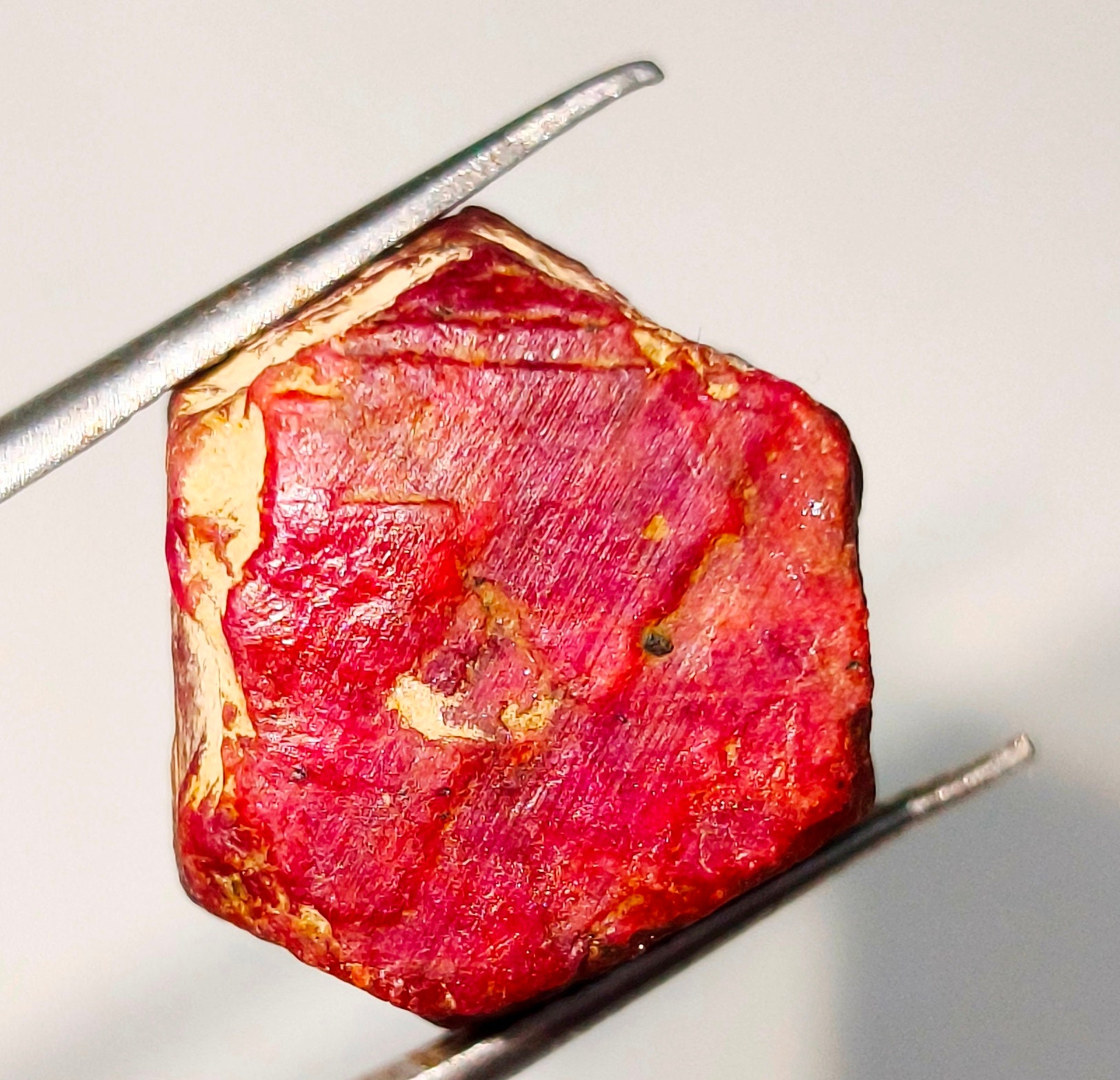Natural Untreated Burma Ruby Rough Gemstone: Pink Loose Stone - Etsy