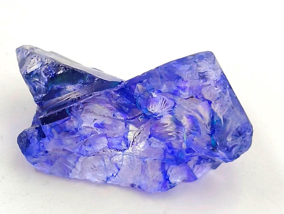 38 Cts Natural Blue Beryl ( Maxixe ) Rough Loose Gemstone Blue Beryl ...