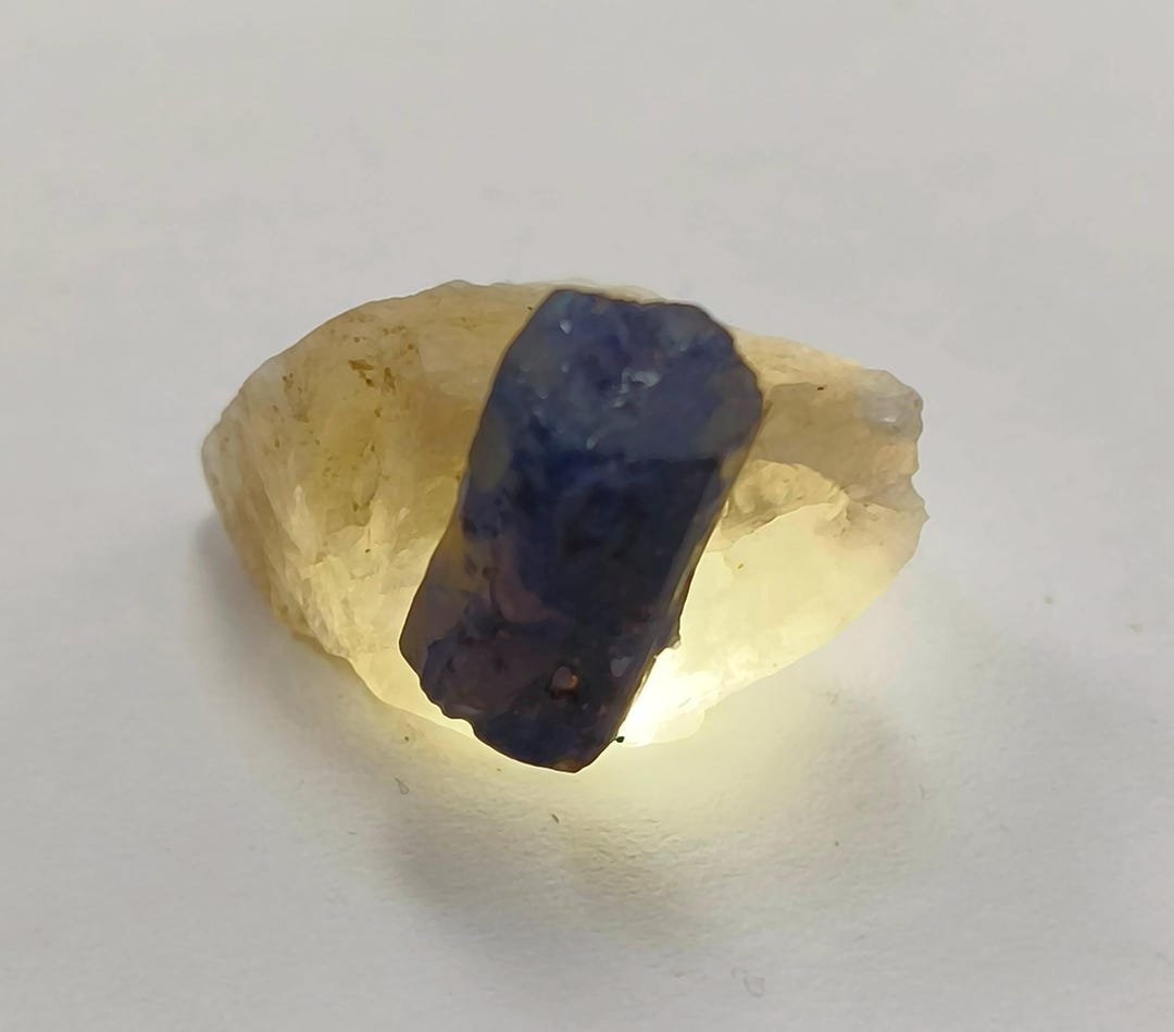 43 Cts Natural Blue Beryl maxixe Rough Loose Gemstone Genuine Blue ...