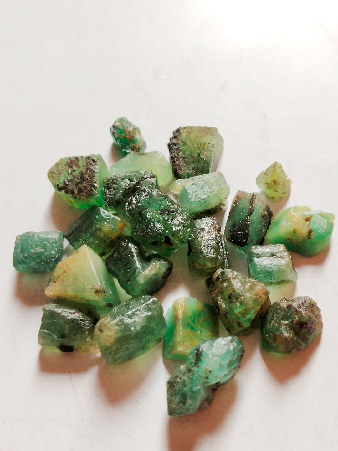 Raw Emerald Stone Genuine Emerald Crystal Natural Emerald Untreated ...