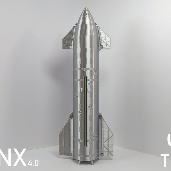 Spacex Starship Model - Etsy