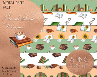 Reading Seamless Pattern - Etsy