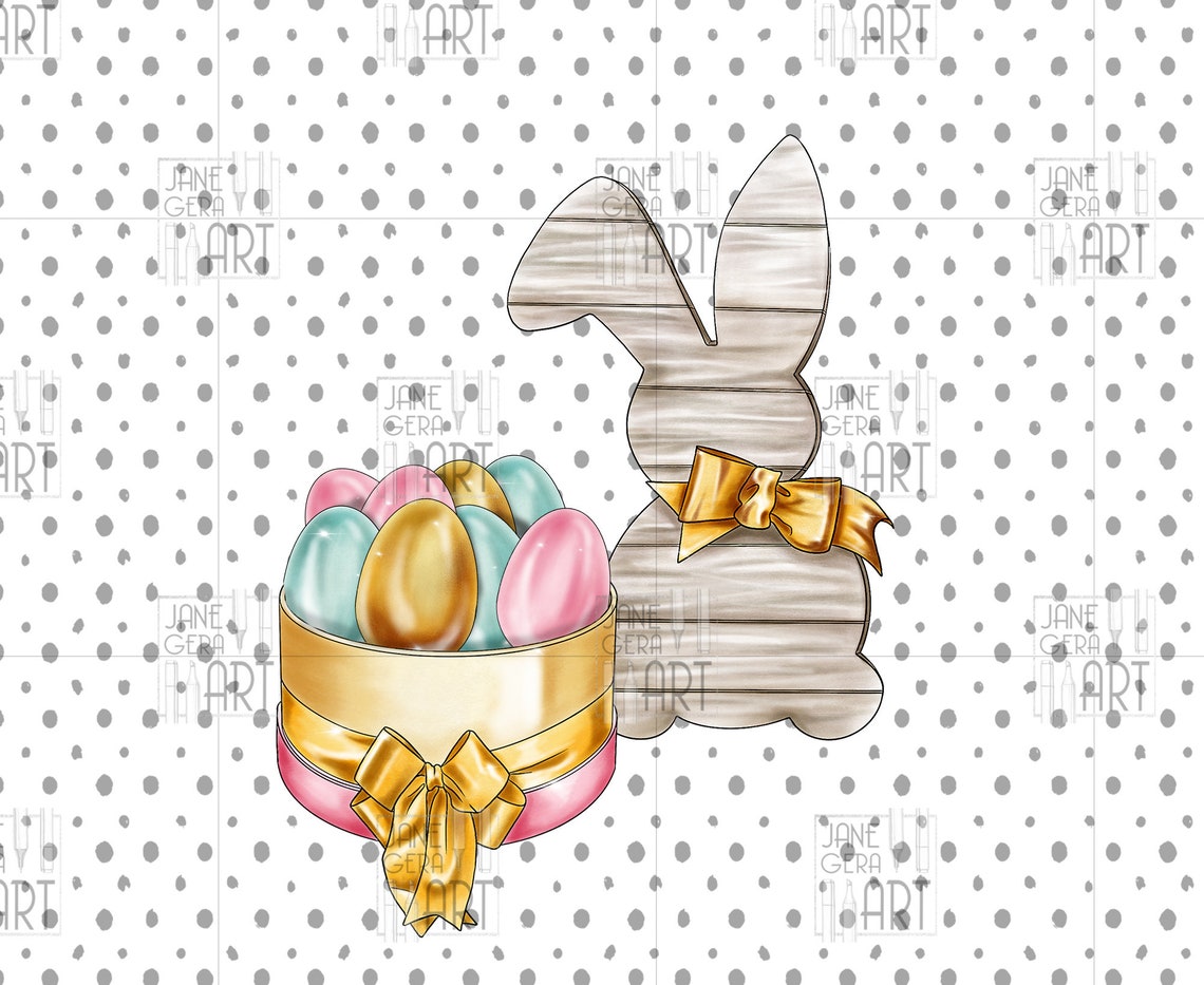Easter Clipart Easter Bunny PNG Clip Art Digital Download - Etsy