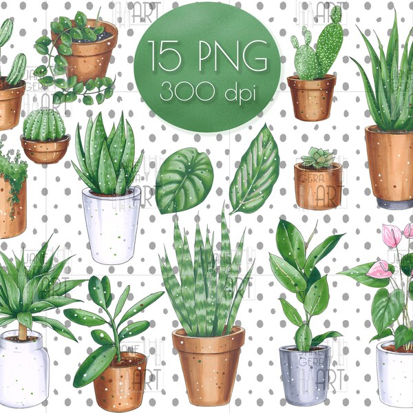 Plant Clip Art - Etsy