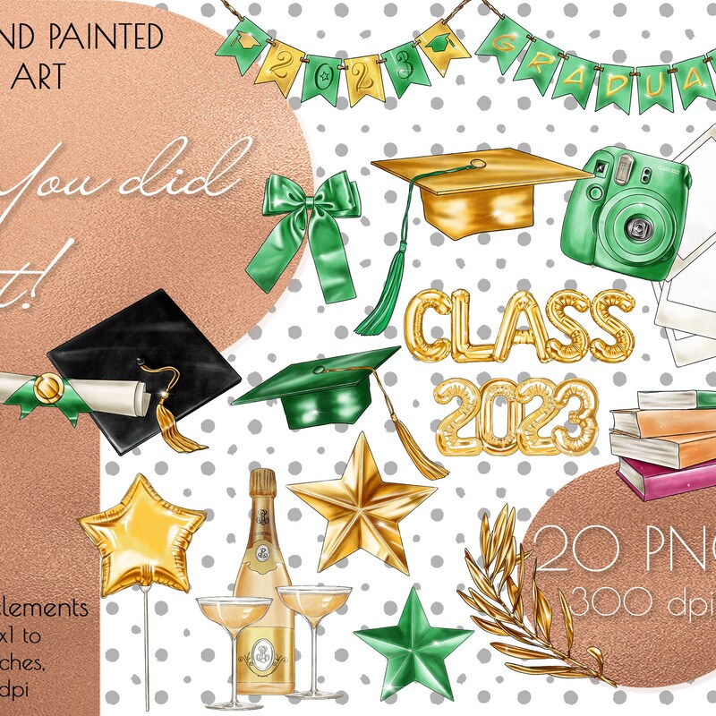 Graduation Clip Art - Etsy