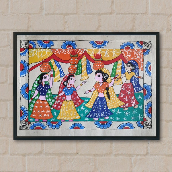Mithila Painting - Etsy