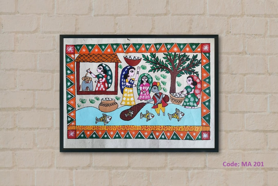 Collection of Mithila Arts - Etsy