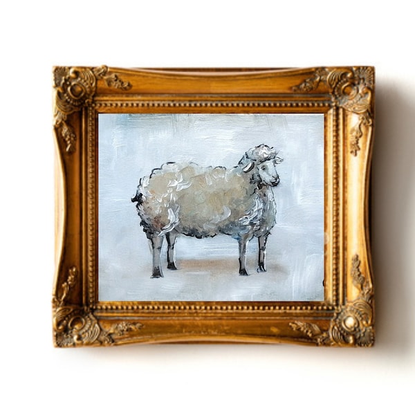 Sheep Painting - Etsy