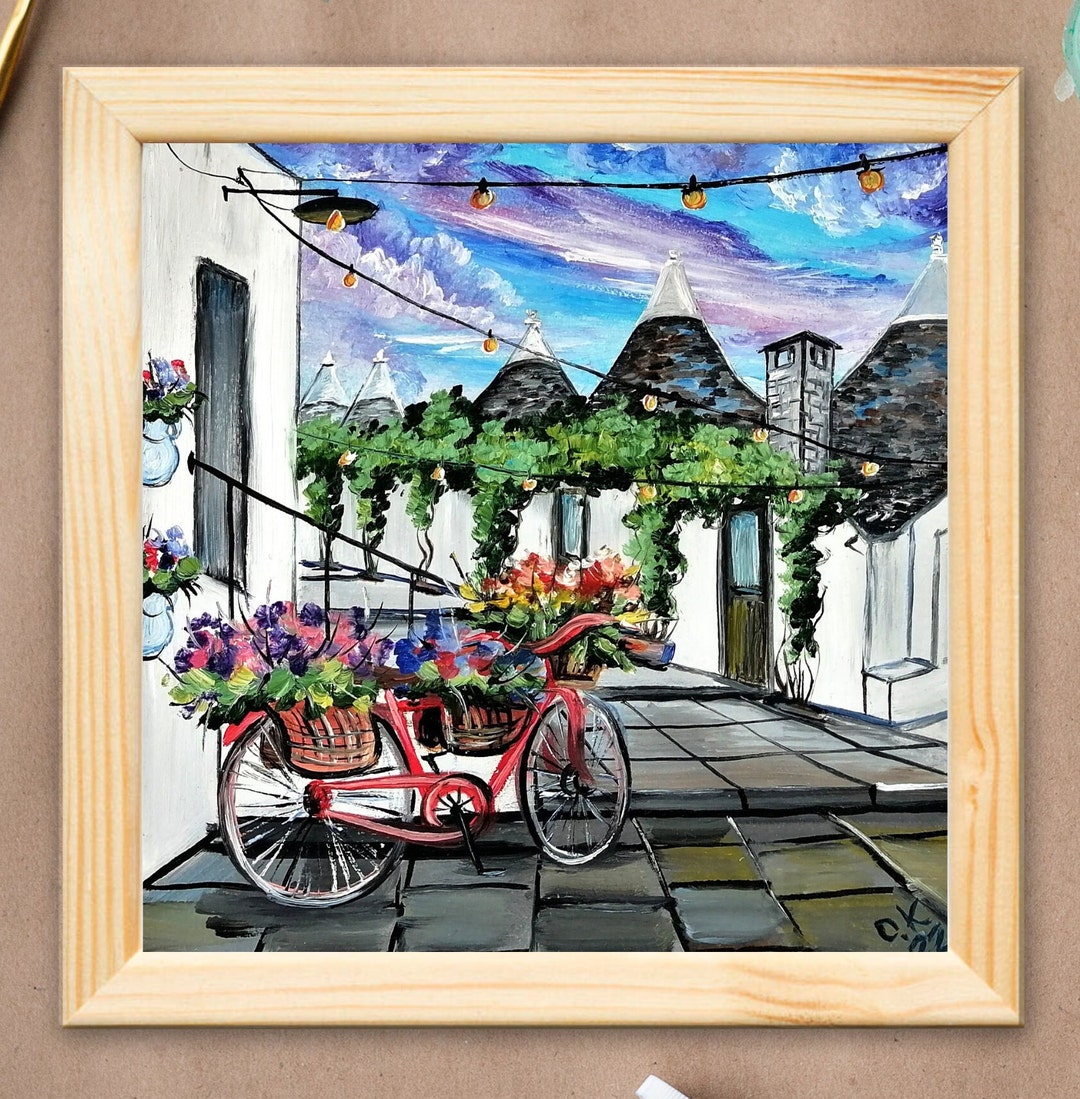 Alberobello Painting Italy Original Art Italian Oil Painting Small ...