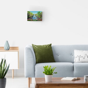 Amsterdam Cityscape Oil Painting: Holland Spring Art, Netherlands Wall ...