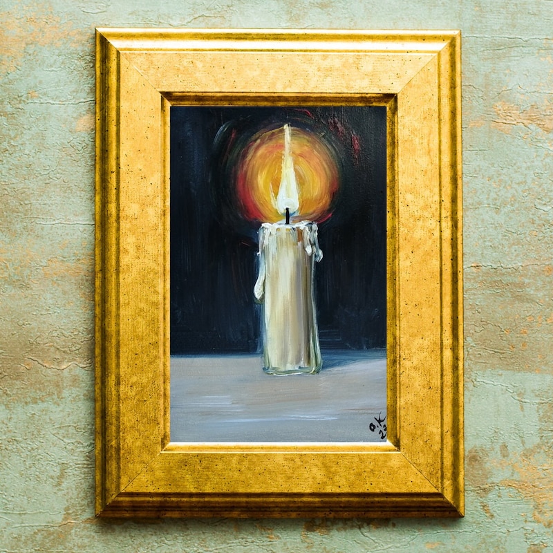 Candle Paintings - Etsy