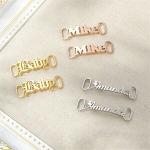 Personalized Shoe Tag - Trainer Tags - Name Shoe-buckle - Name Shoelace ...