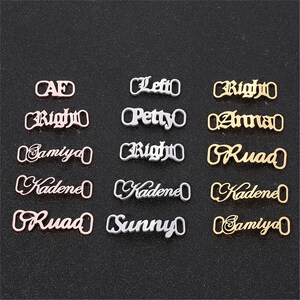 Personalized Shoe Tag Trainer Tags Name Shoe-buckle Custom Name ...