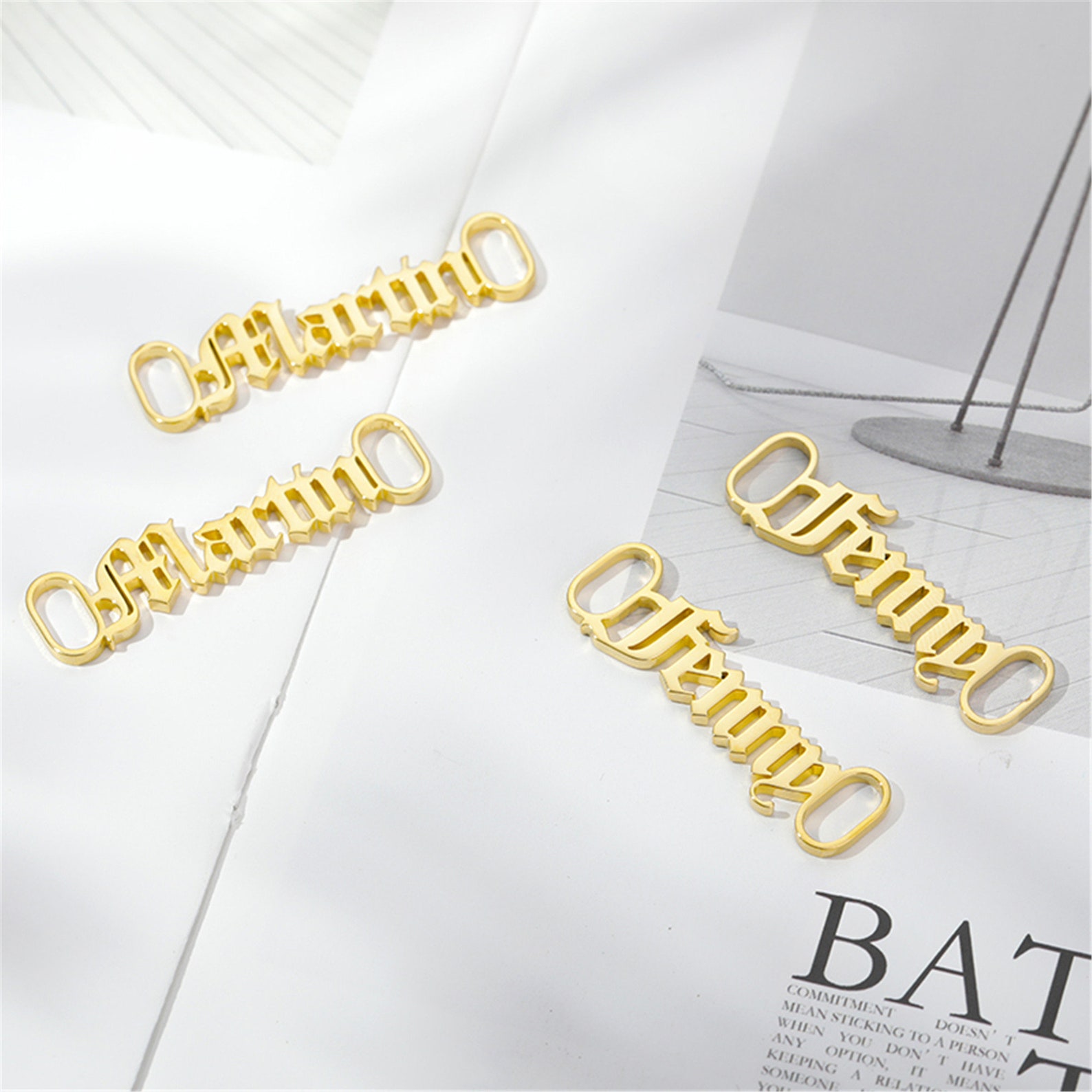 Personalized Shoe Tag Trainer Tags Name Shoe-buckle - Etsy