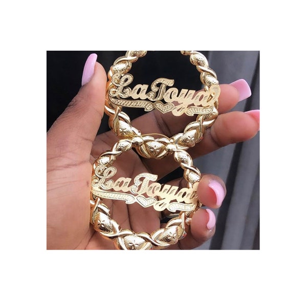 Bamboo Earrings - Etsy