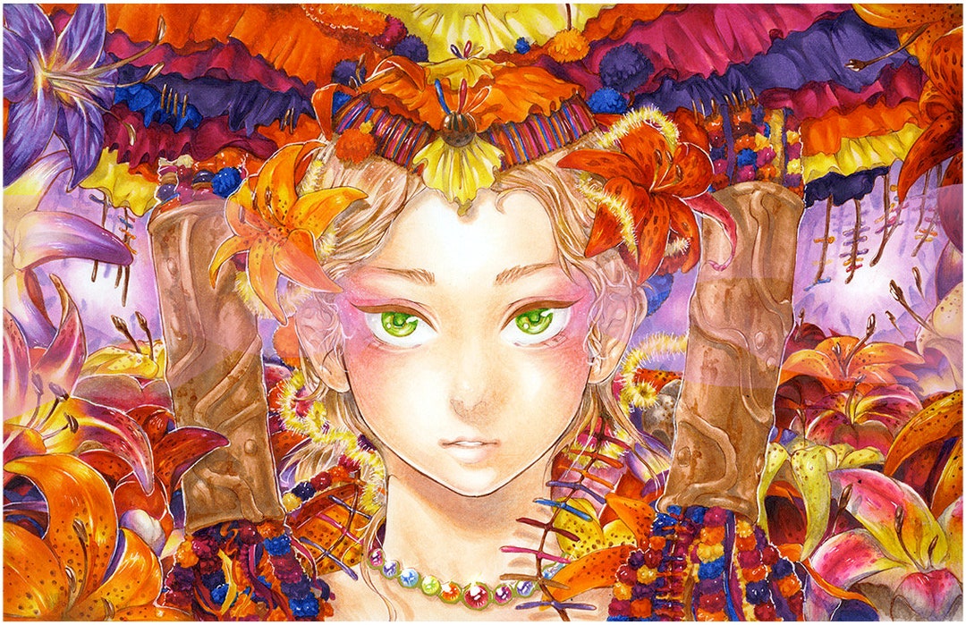 Tigerlily Holographic Poster - Etsy