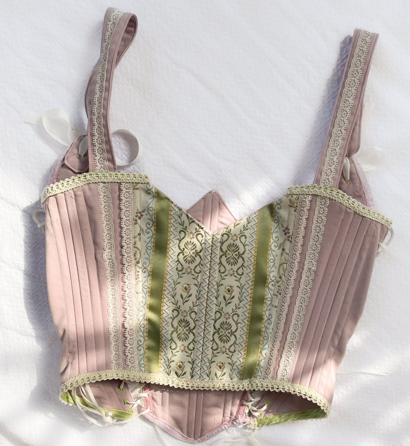 Maeve | handmade Regency Underbust Corset: Bespoke Boned Bodice With ...