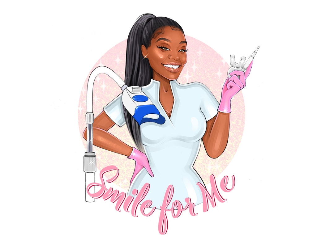 Teeth Whitening Logo Design, Custom Cartoon Logo for Your Business - Etsy