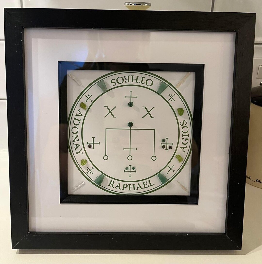 Archangel Raphael Sigil Grid - Etsy