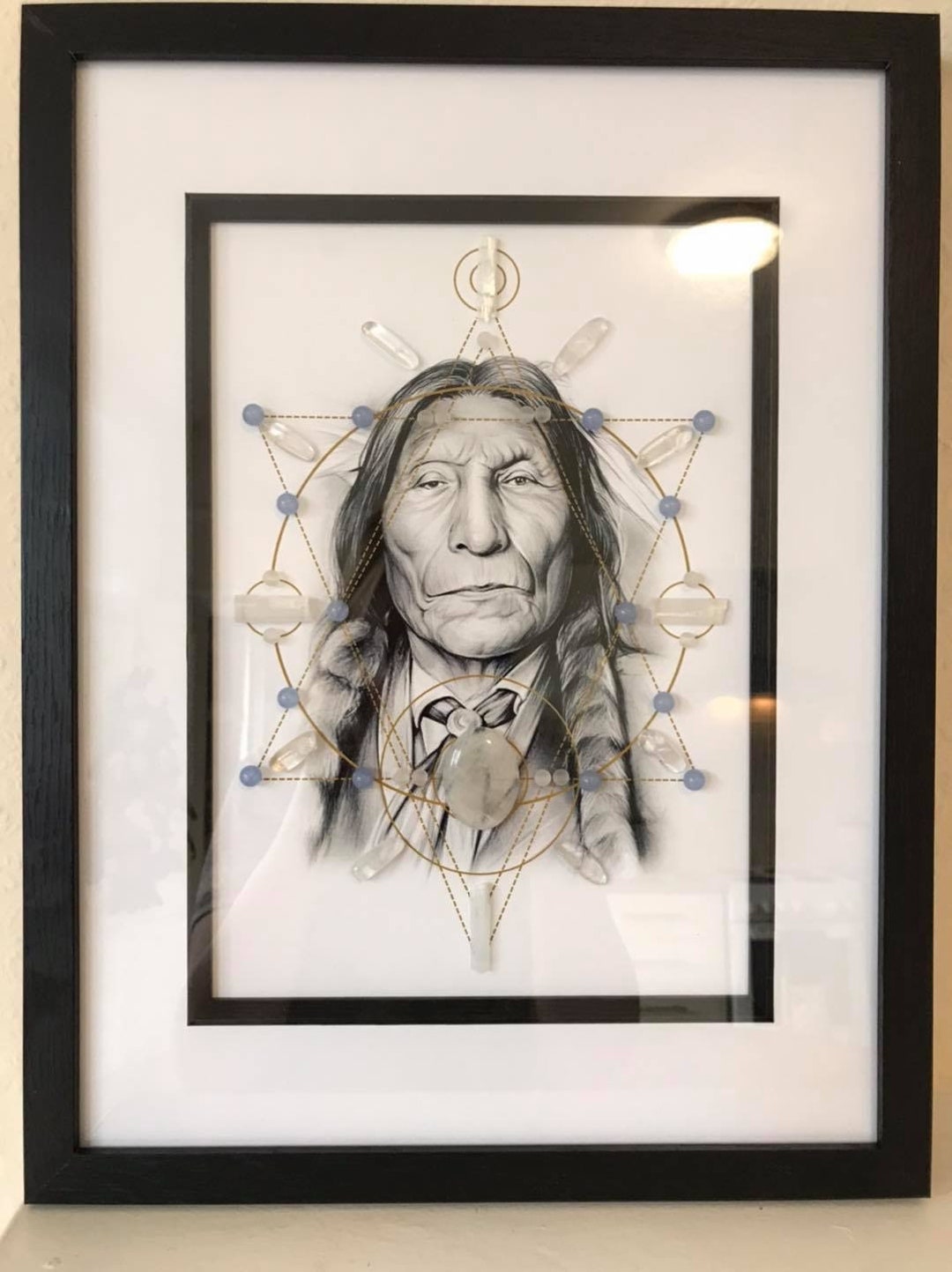 Native American Guide Crystal Grid - Etsy