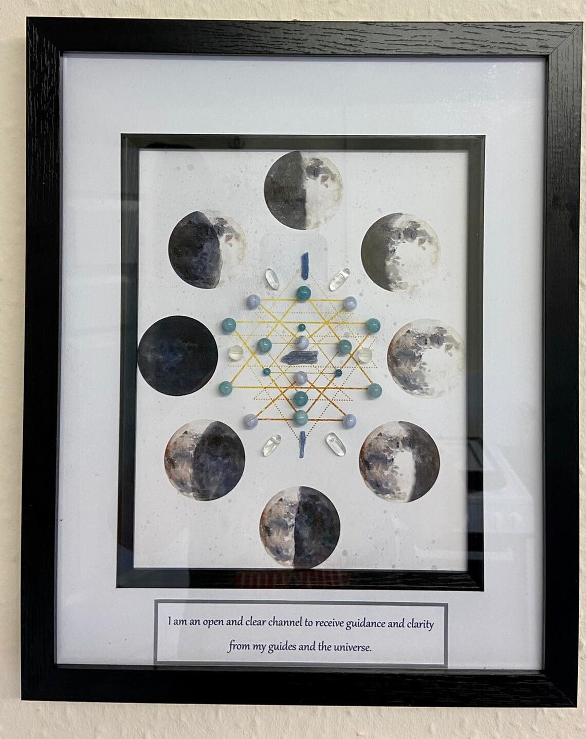 Moon Phases Crystal Grid - Etsy