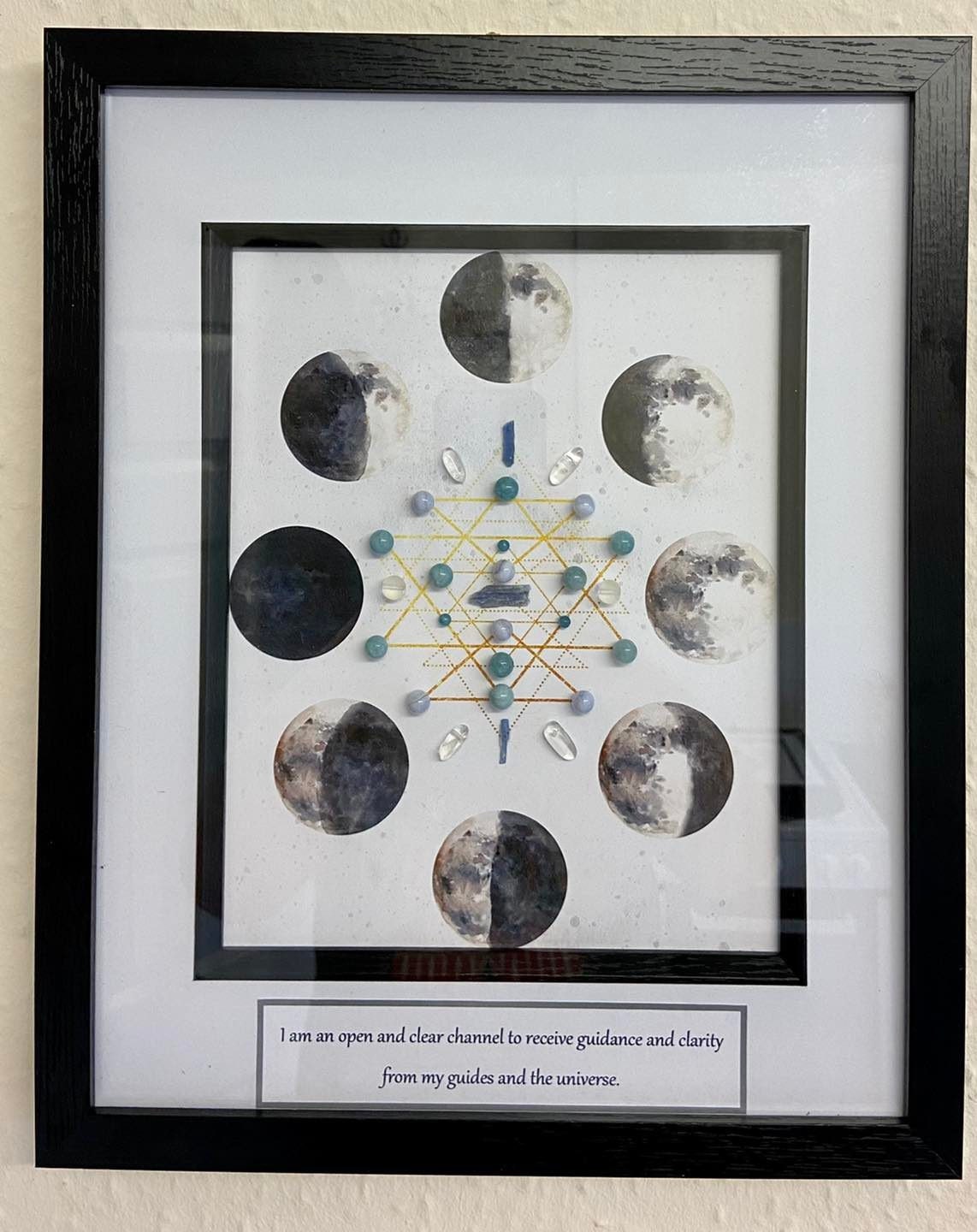 Moon Phases Crystal Grid - Etsy