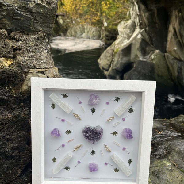 Framed Crystal Grid - Etsy