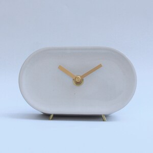 Modern Ceramic Shelf Clock , Home Office Decor - Etsy