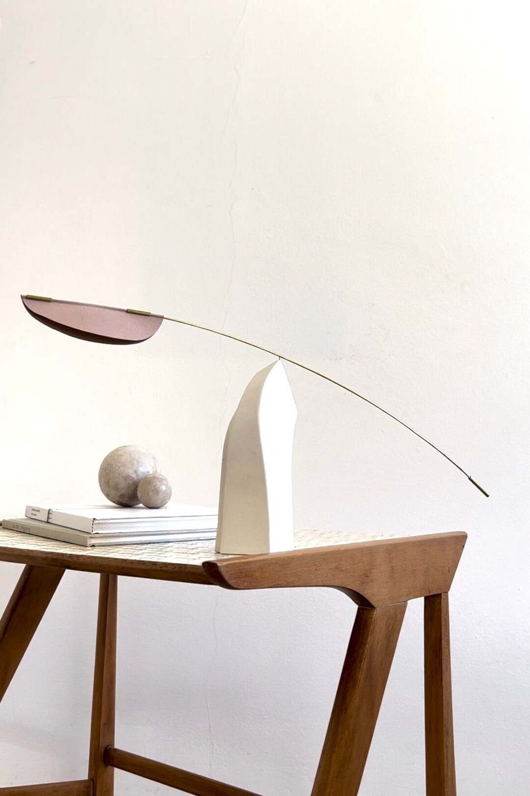 Kinetic Sculpture | Ceramic and Brass Free Standing Mobile | Art for ...