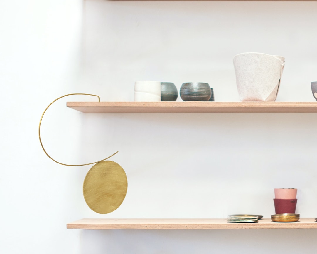Metal Balance Sculpture | Brass Shelf Decor | Brass Decorative Object ...