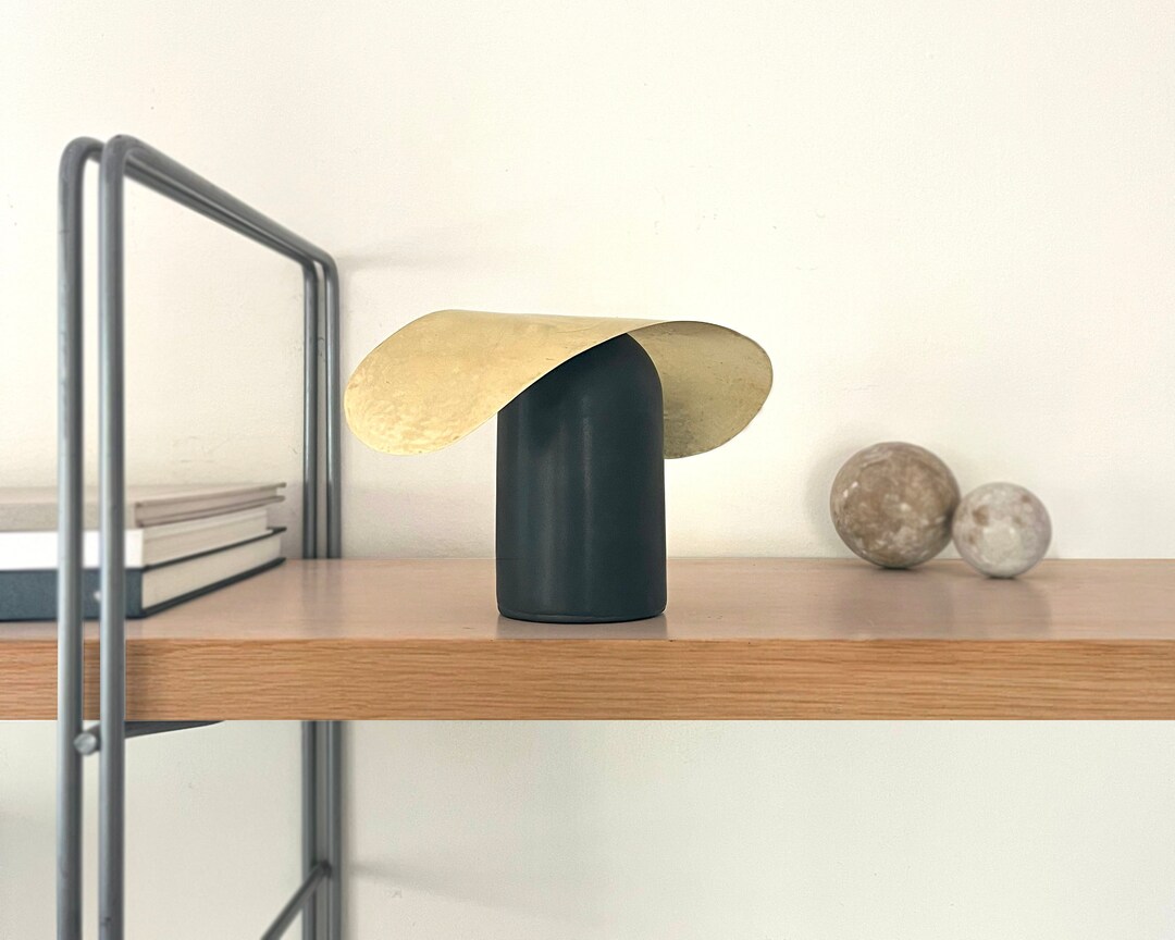 Kinetic Sculpture | Ceramic and Brass Free Standing Mobile | Art for ...