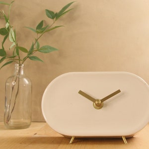 Modern Ceramic Shelf Clock , Home Office Decor - Etsy