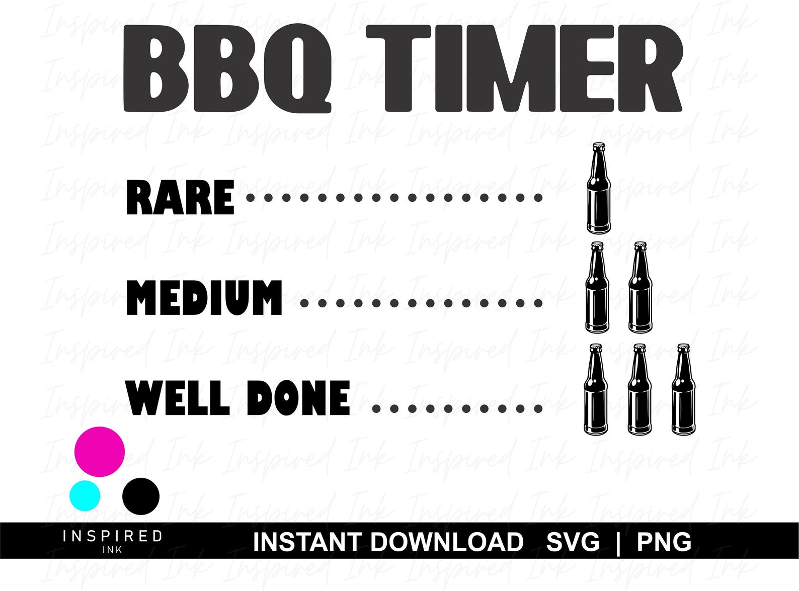 Bbq Timer Grafik ~ Digitaler Download SVG, PNG ~ Kommerzielle Nutzung ...