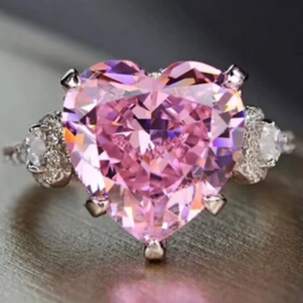 Heart Cut Ring - Etsy