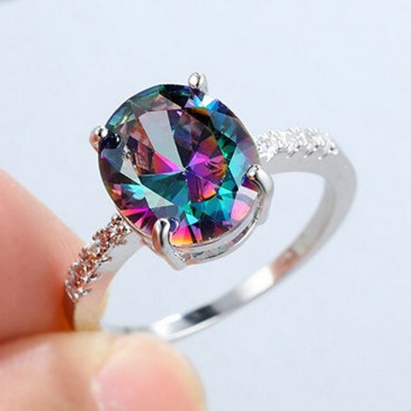 Rainbow Topaz - Etsy