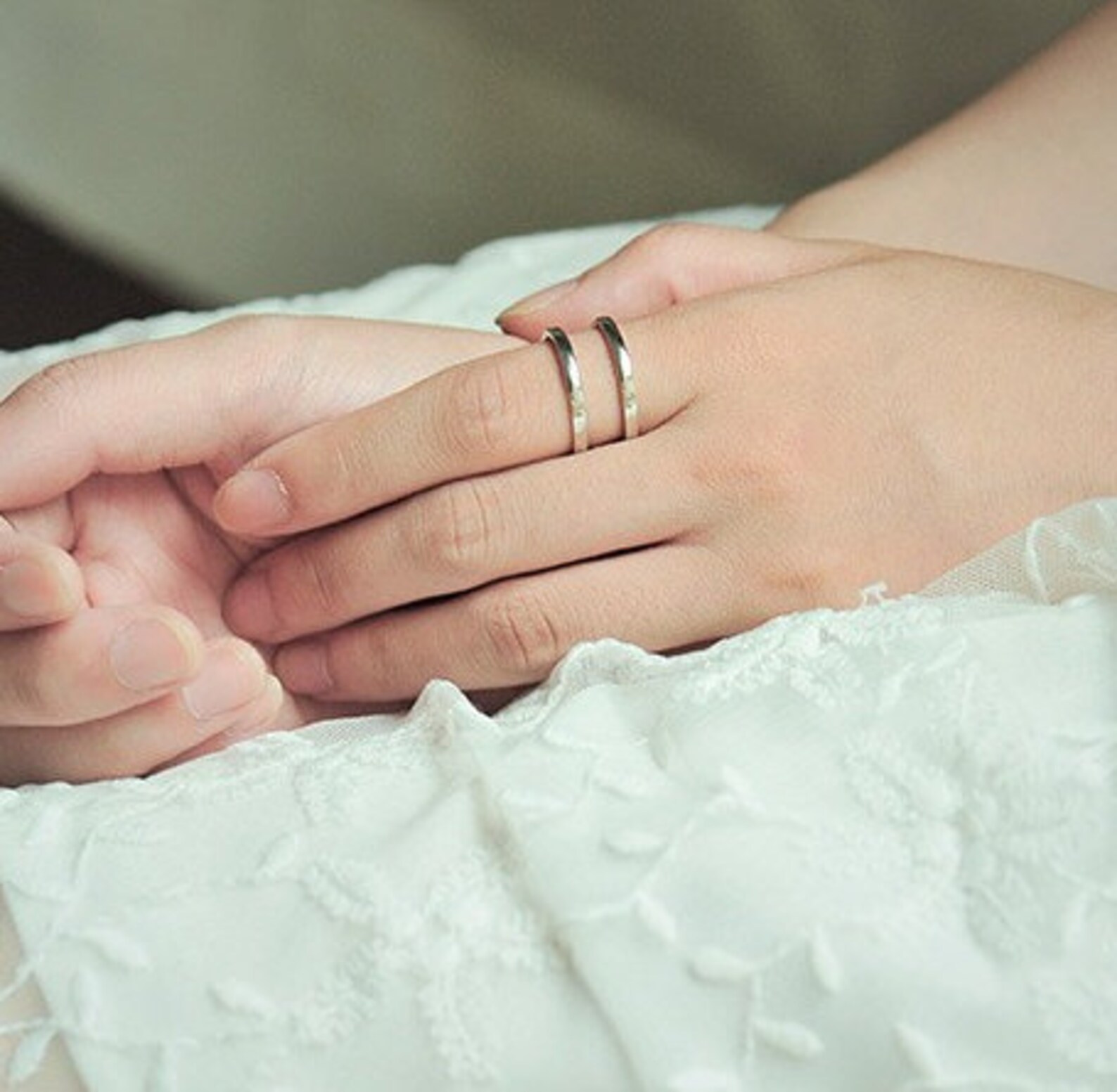 Geometric Double Layer Ring 925 Silver Ring Everyday Ring - Etsy