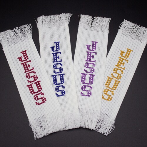 12 Bible Bookmark Cross Stitch Patterns Scripture PDF Instant | Etsy