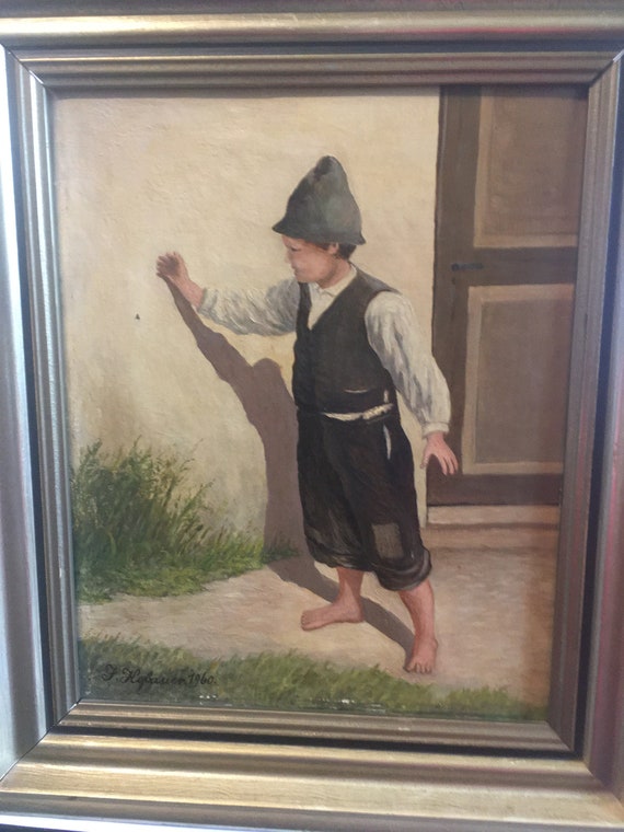 Öl Gemälde von J.Hofbauer 1960 | Etsy