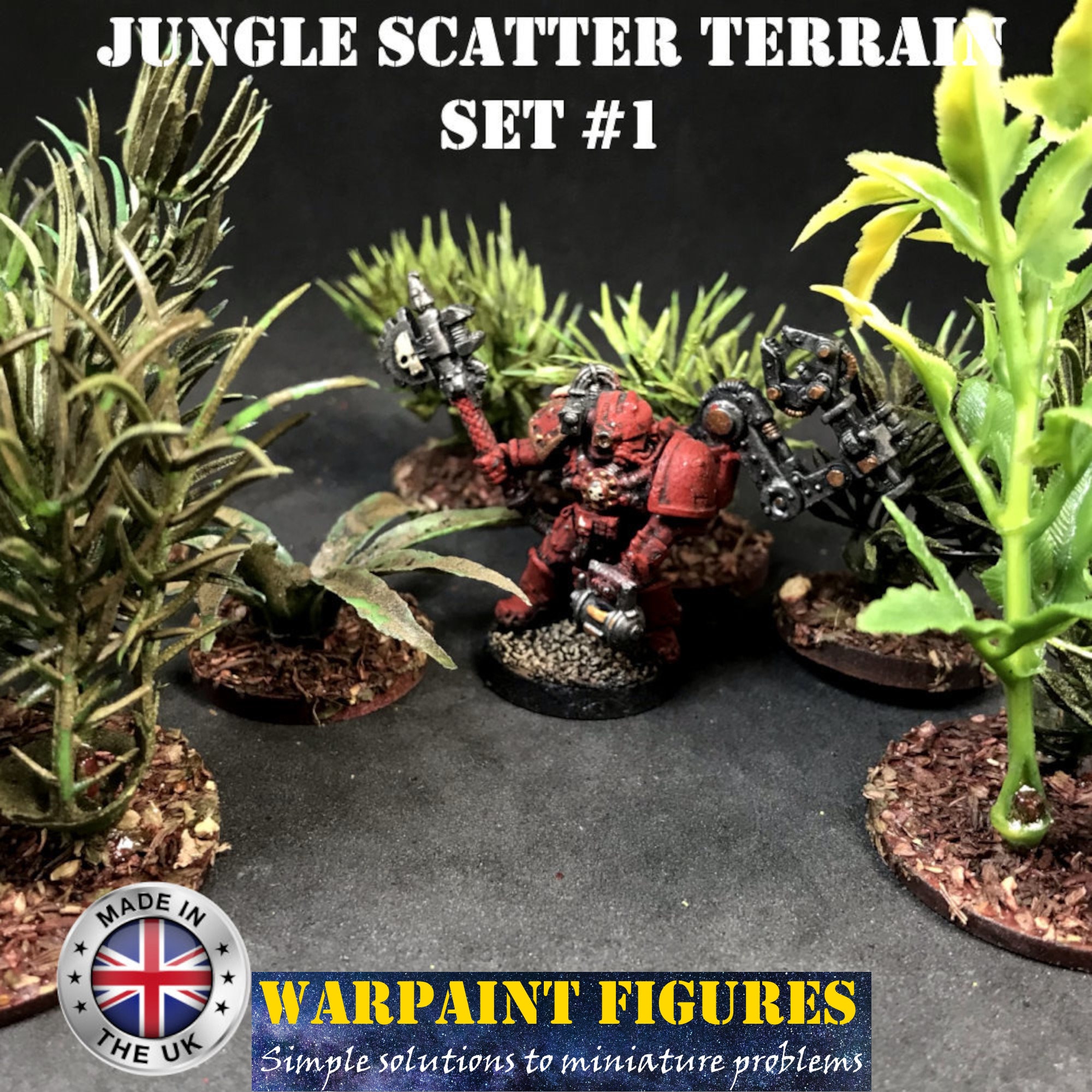 Handcrafted Jungle Wargaming Terrain Scatter Set: 28mm, 20mm, 15mm - Etsy