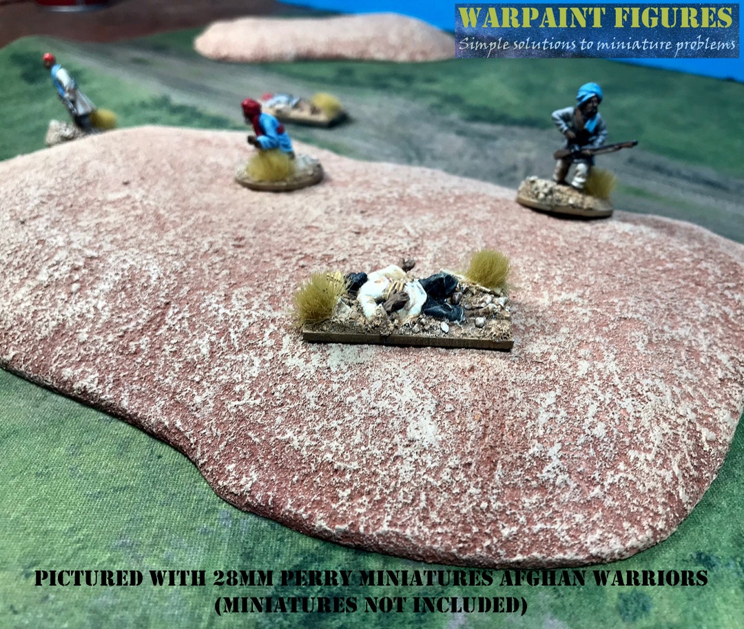 Large Desert Hills wargames Terrain-28mm WW2 Napoleonic Afghan Wars and ...